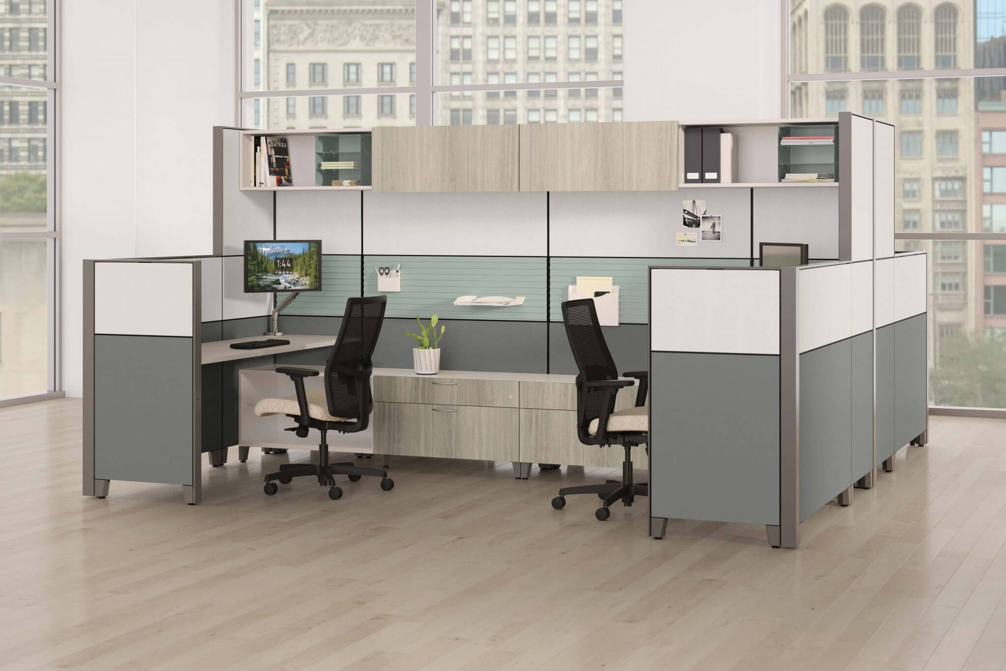 Cubicles+Benching | Office Furniture at Arthur P. O'Hara