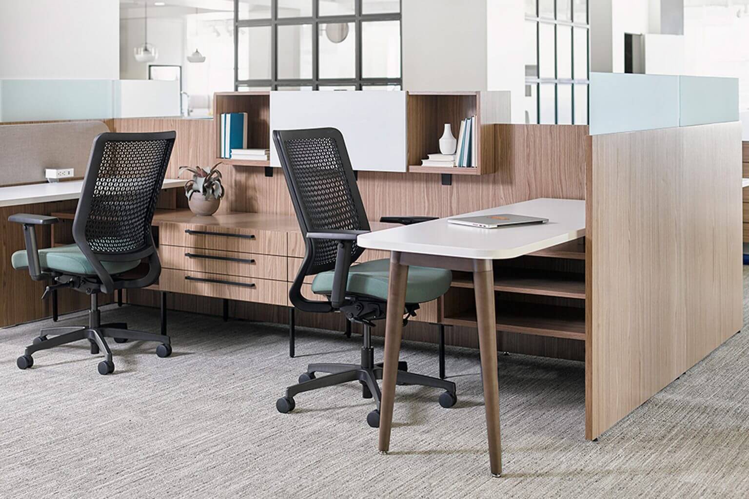 Cubicles+Benching | Office Furniture at Arthur P. O'Hara